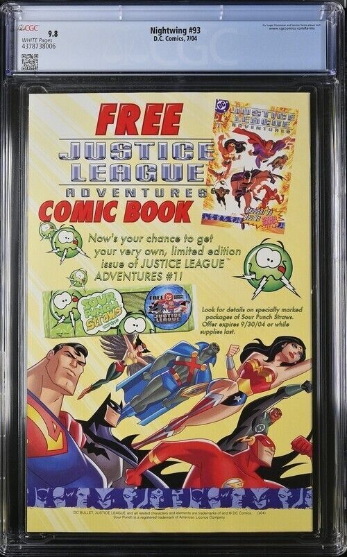 Nightwing #93 CGC 9.8 Death of Blockbuster Controversial Issue | Comic ...