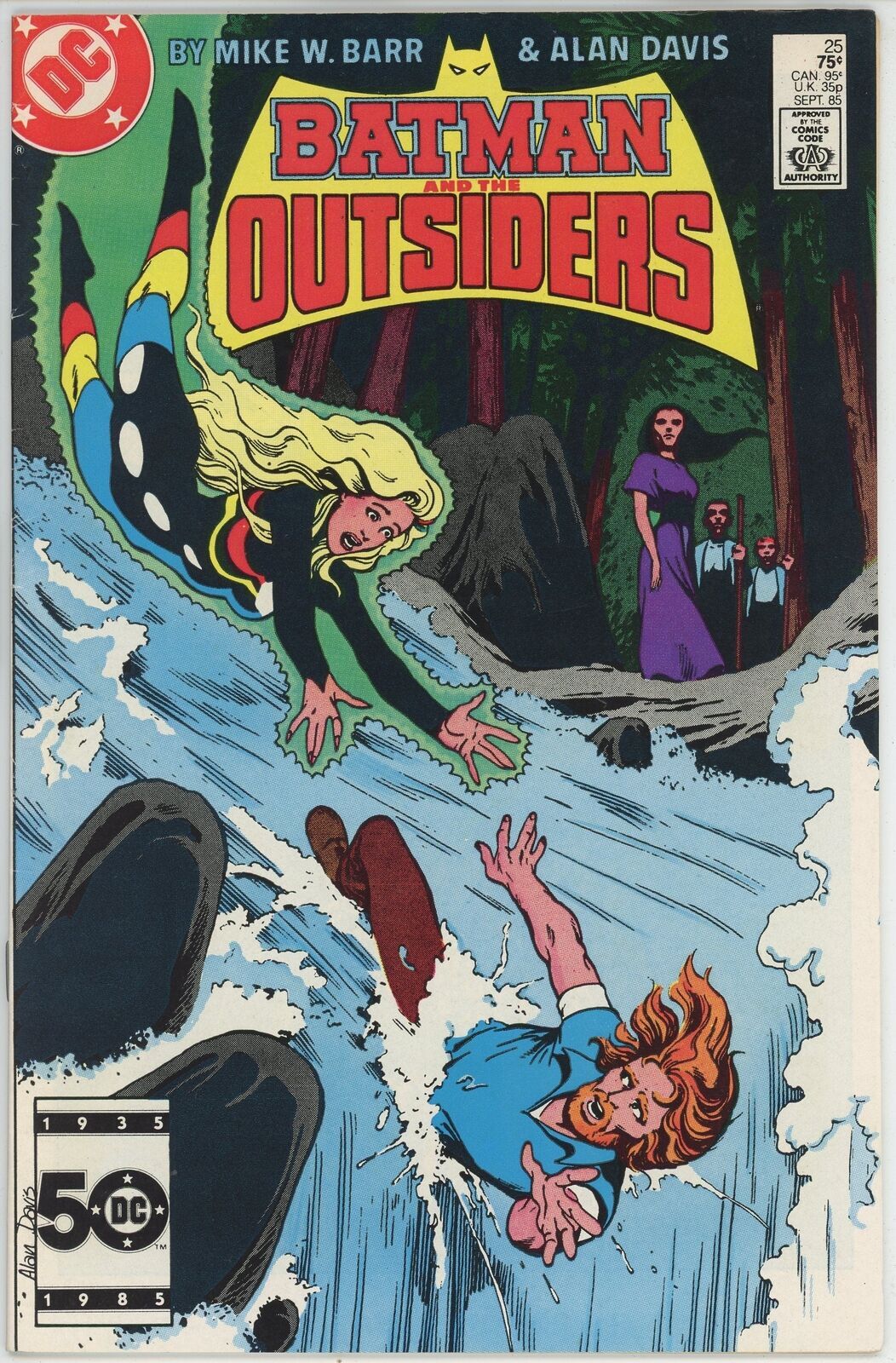 Batman and the Outsiders #25 (1983) - 7.5 VF- *1st Appearance Looker ...