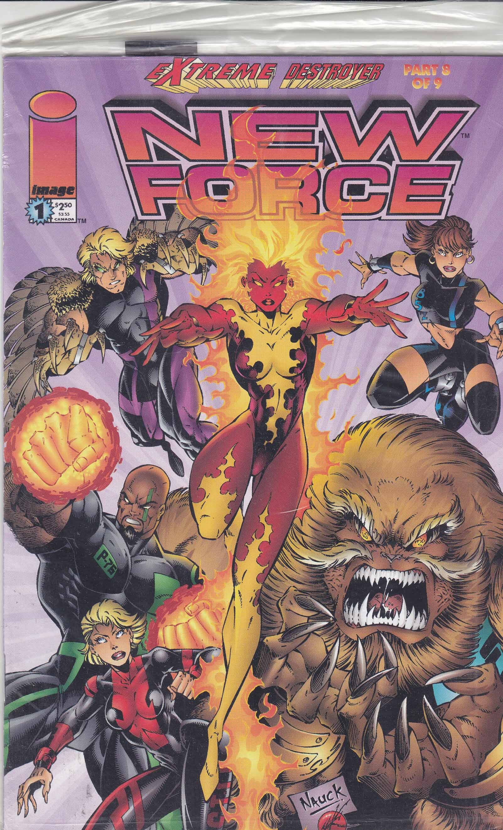 Newforce #1 (with card) VF ; Image | Comic Books - Modern Age, Image ...