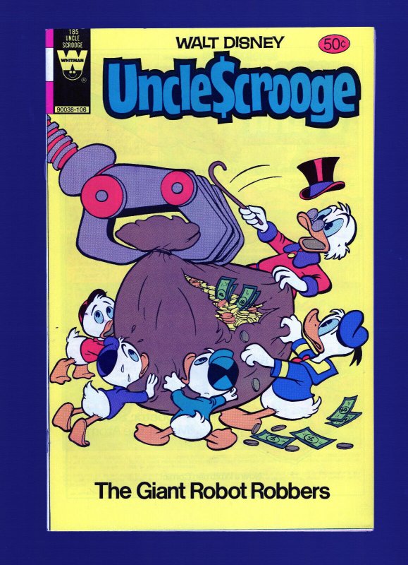 Walt Disney's Uncle Scrooge #185 - "The Giant Robot Robbers". (9.2 ...