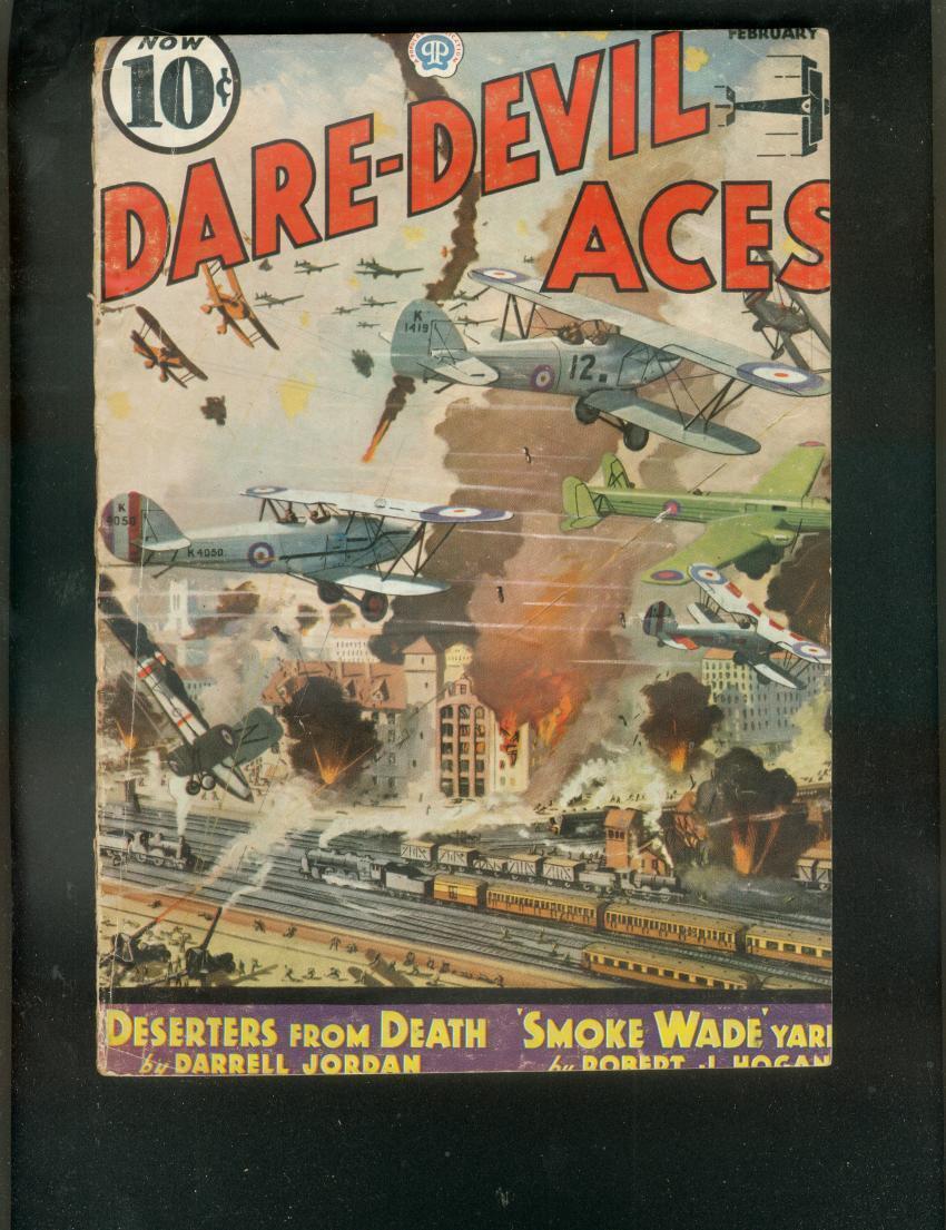 Dare-Devil Aces--February 1937--Pulp Magazine--Popular--G | Comic Books ...