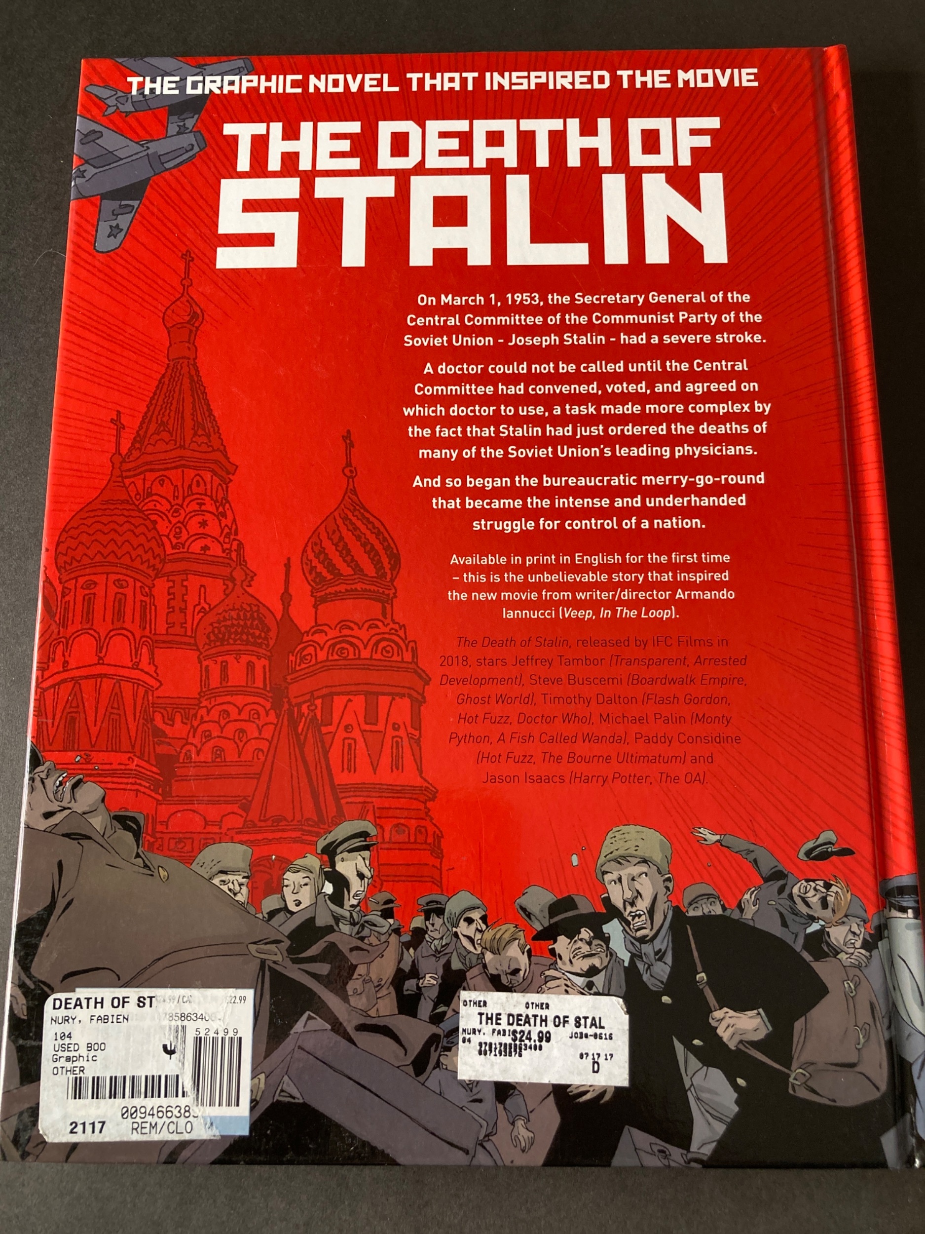 The Death of Stalin hard cover (2016) | Graphic Novels & TPBs / HipComic