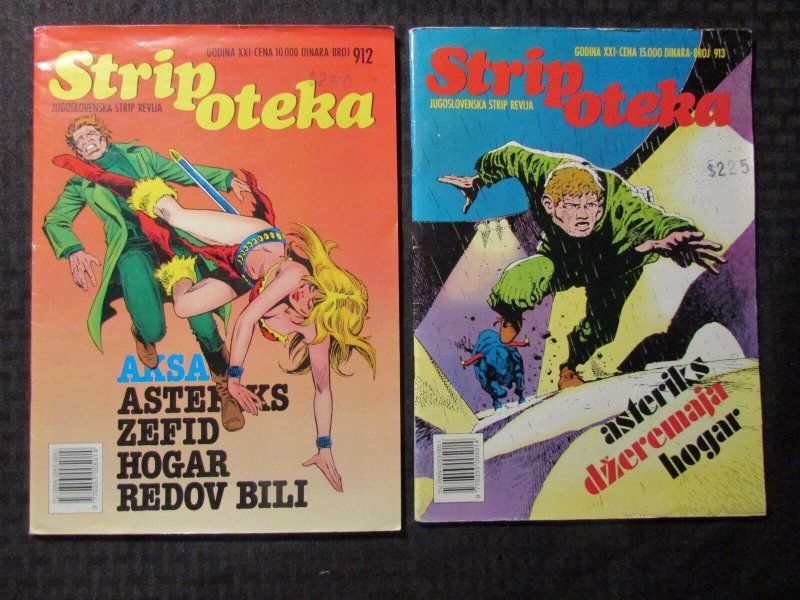 1989 STRIPOTEKA #912 913 FN- 5.5 LOT of 2 Yugoslavia Comic Book Corben Den | Comic Books ...