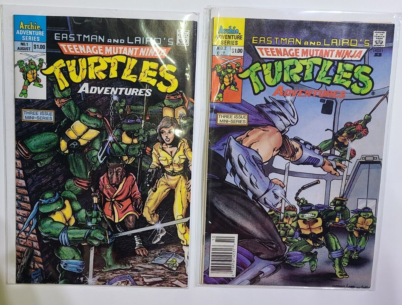 Teenage Mutant Ninja Turtles Adventures # 1 Mid To High Grade 1988 ...