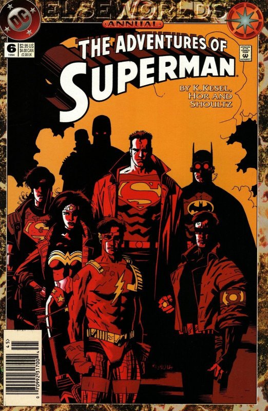 The Adventures of Superman Annual #6 Newsstand Cover (1987-1997) DC ...