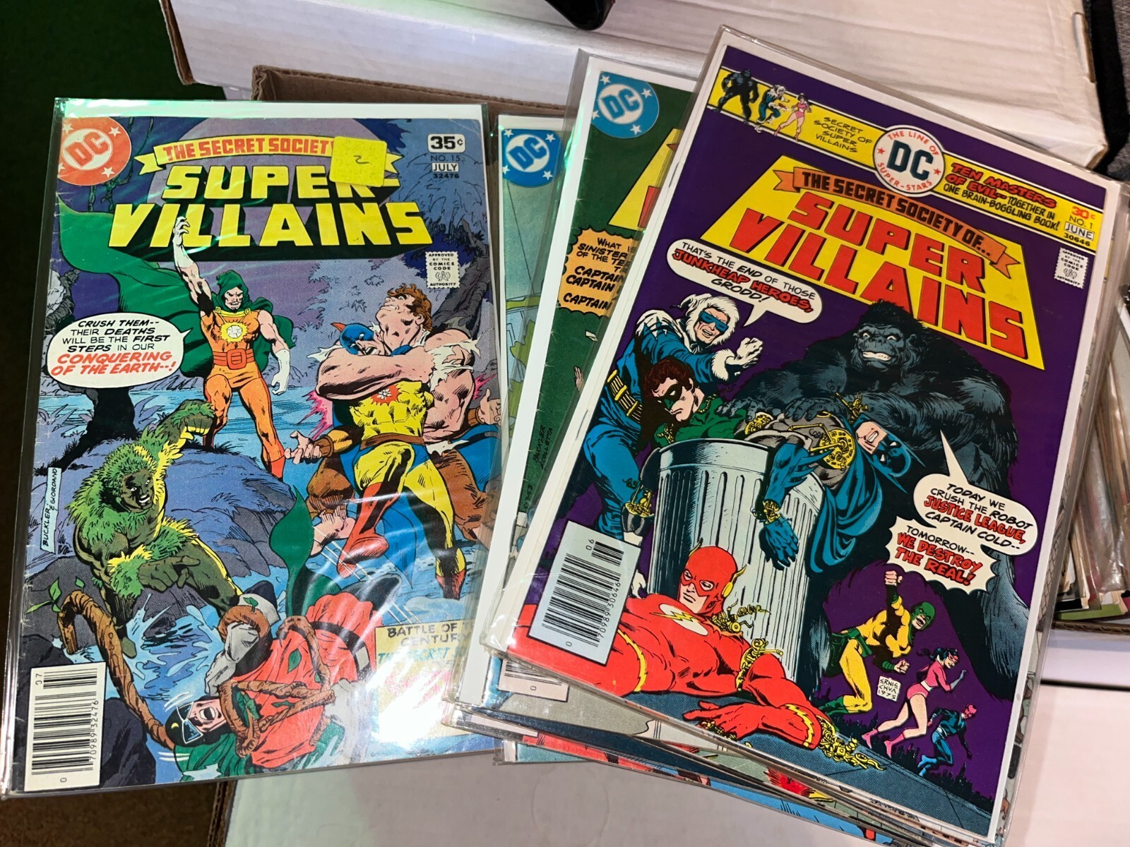 Secret Society of Super Villains (1976 DC) Lot, Complete Series Set w/# ...