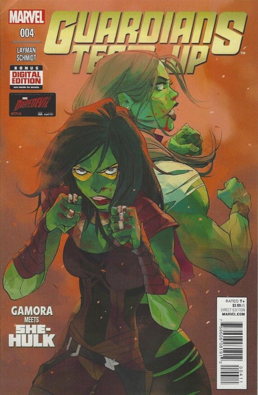 Guardians Team Up #4 Gamora Meets She-Hulk | Comic Books - Modern Age ...