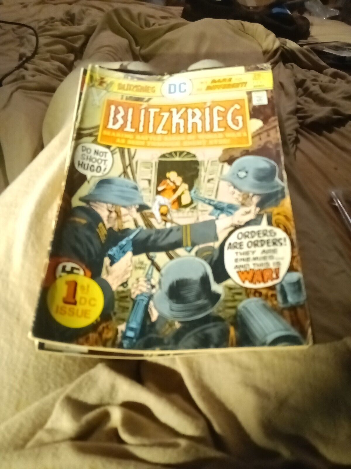 Blitzkrieg DC Comics 1976 Lot Run Issue 1,2,3,4,5 Bronze Age Complete ...