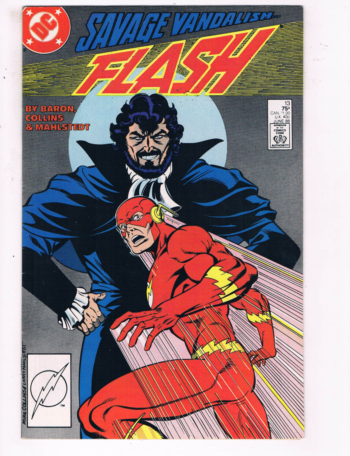 Flash #13 VF DC Comics TV Show Comic Book JLA Superman 1988 DE22 ...