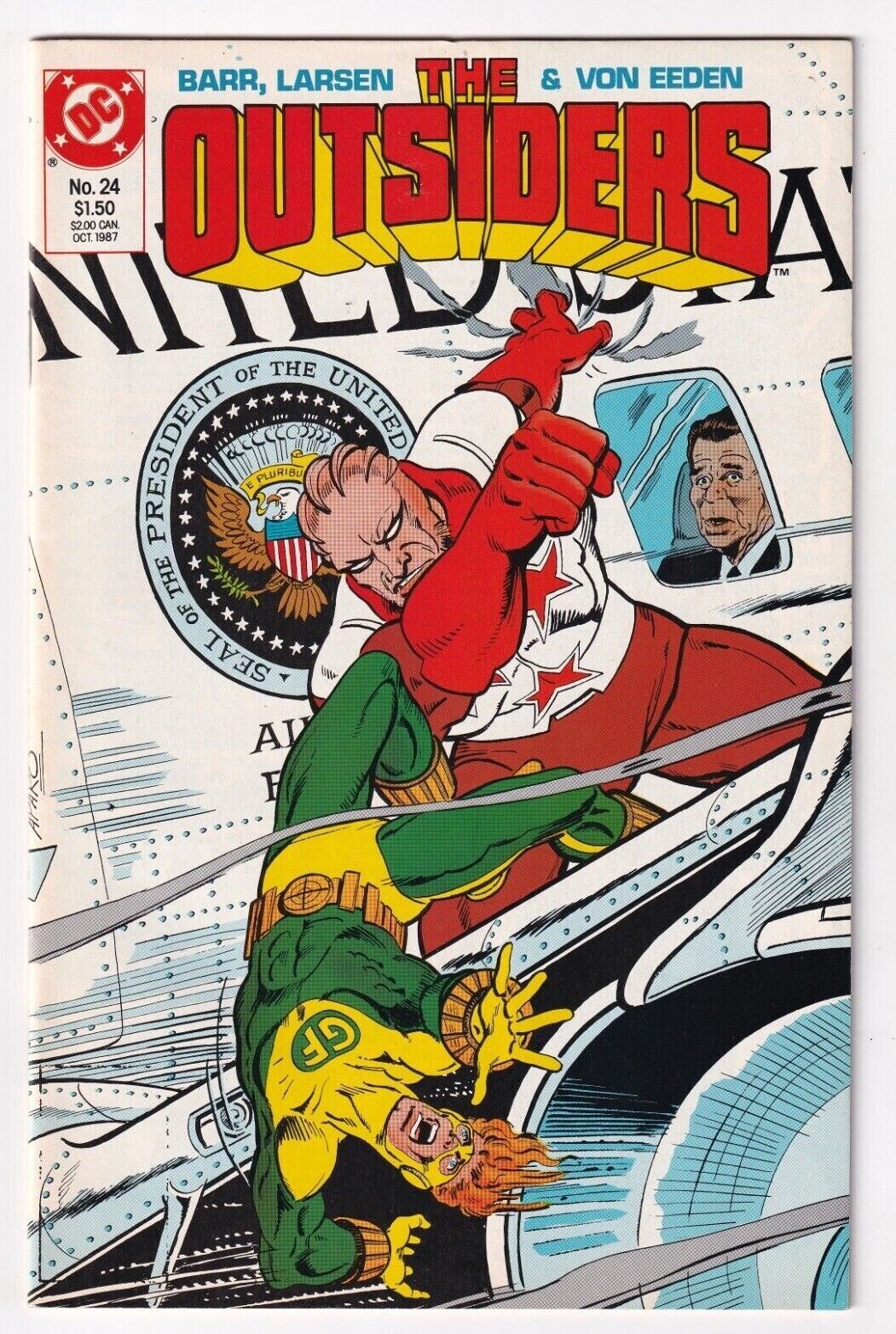 The Outsiders #24 October 1987 DC Mike Barr Trevor Von Eeden | Comic ...