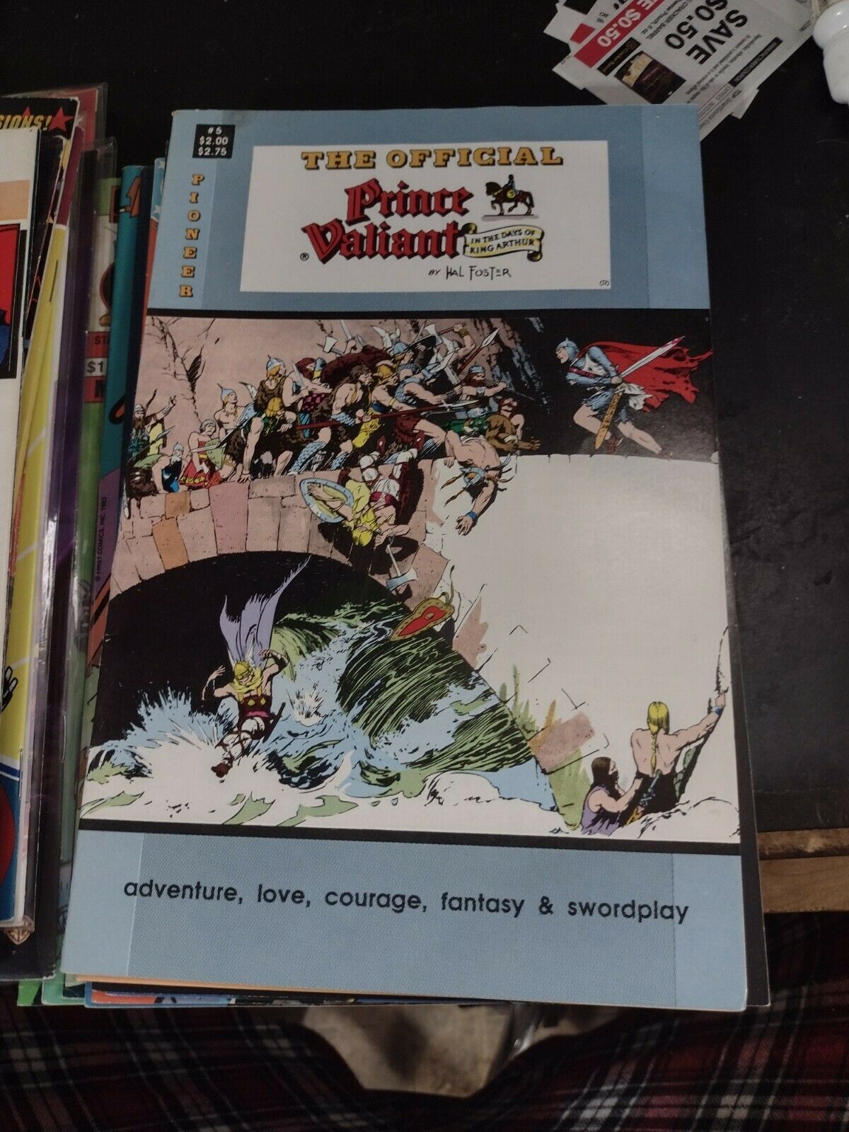 the official prince valiant # 5 pioneer comics 1988 hal foster king ...