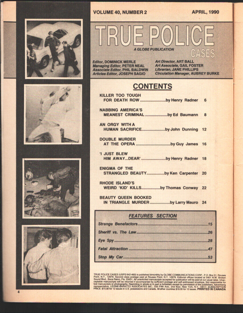 True Police Cases 4/1990-Human sacrifice-child murder-FBI-Scandal ...