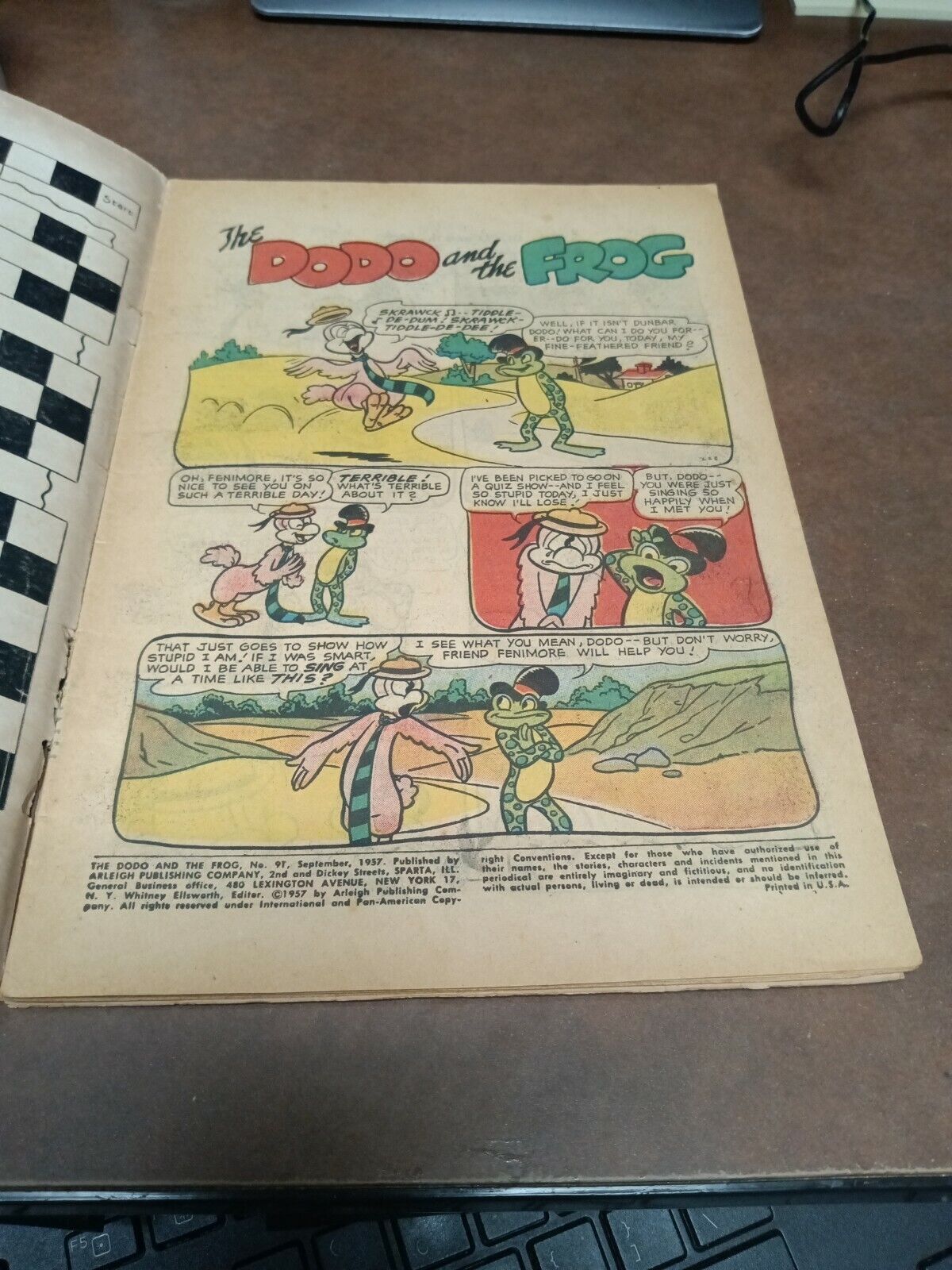 Dodo and the Frog #91 DC comics 1957 silver age funny animal cartoon ...