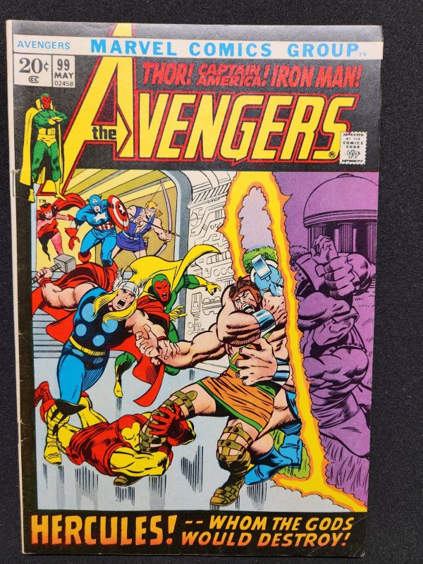 The Avengers #99 (1972) FN/VF | Comic Books - Bronze Age, Marvel / HipComic