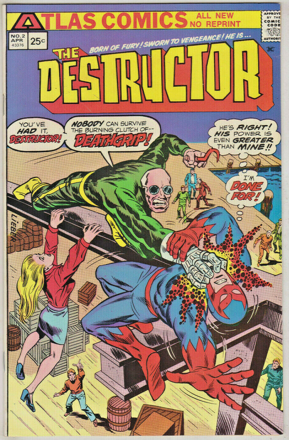 Destructor#2 VF 1975 Steve Ditko & Wally Wood Atlas Bronze AGE Comics ...