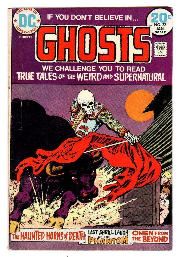 Ghosts #22 Jan 1974 Horns of Death -Laugh of the Phantom -Beyond-DC ...