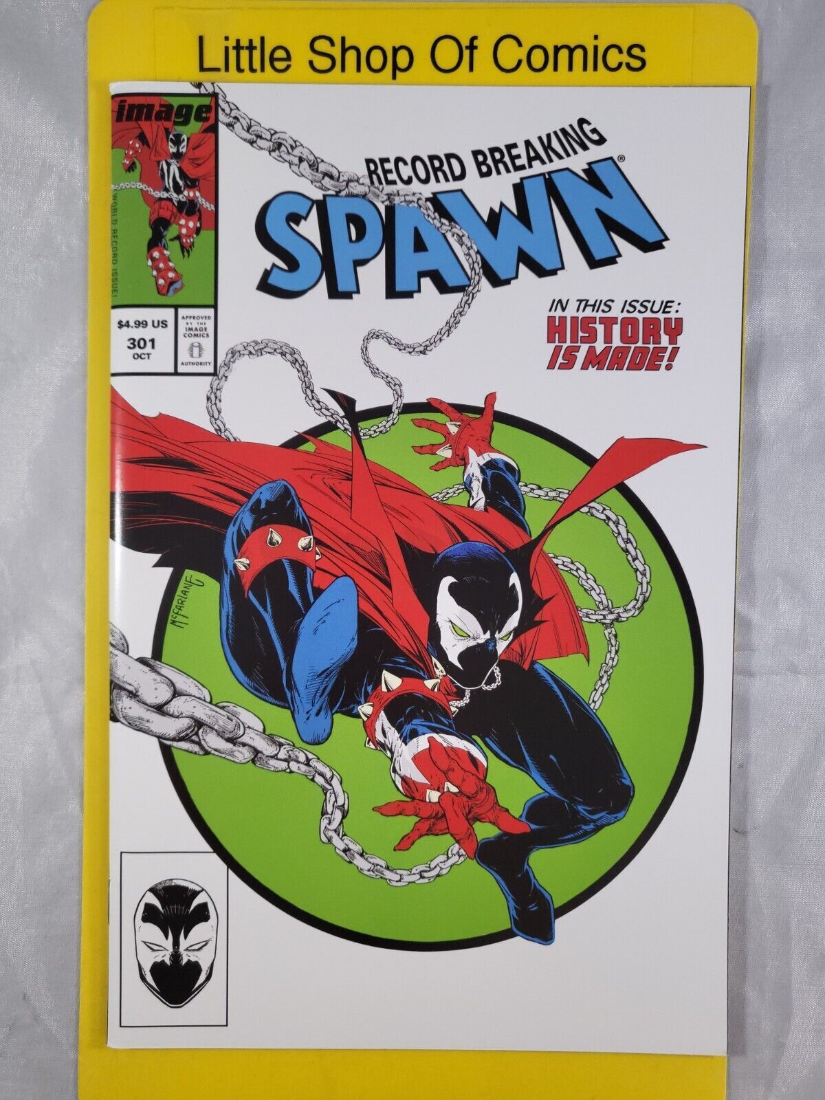 Spawn #301 Todd McFarlane 2019 Image Cover H Homage Amazing Spider-Man ...