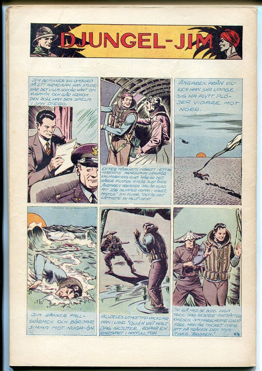 Veckans Aventyr Vol. 6 #48 1945-Swedish-comics-pulp stories-Batman ...
