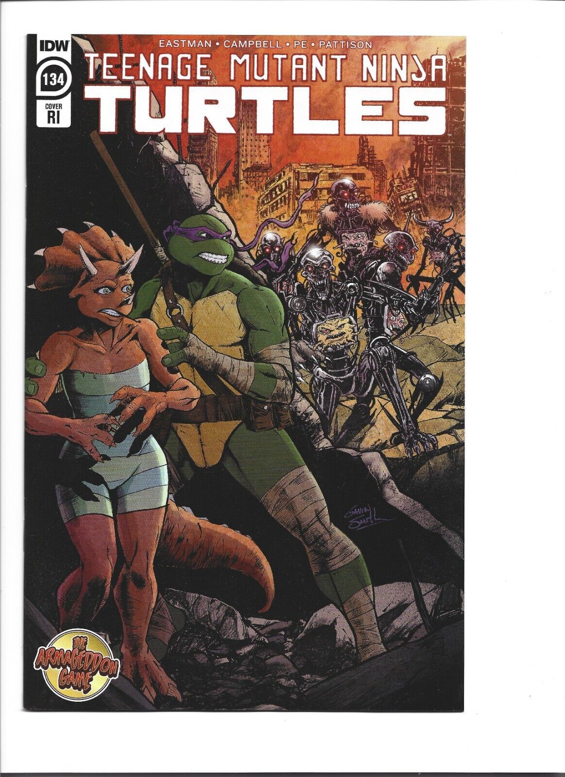 Tmnt Ongoing #134 1:10 Idw Publishing 2022 Gavin Smith Incentive ...