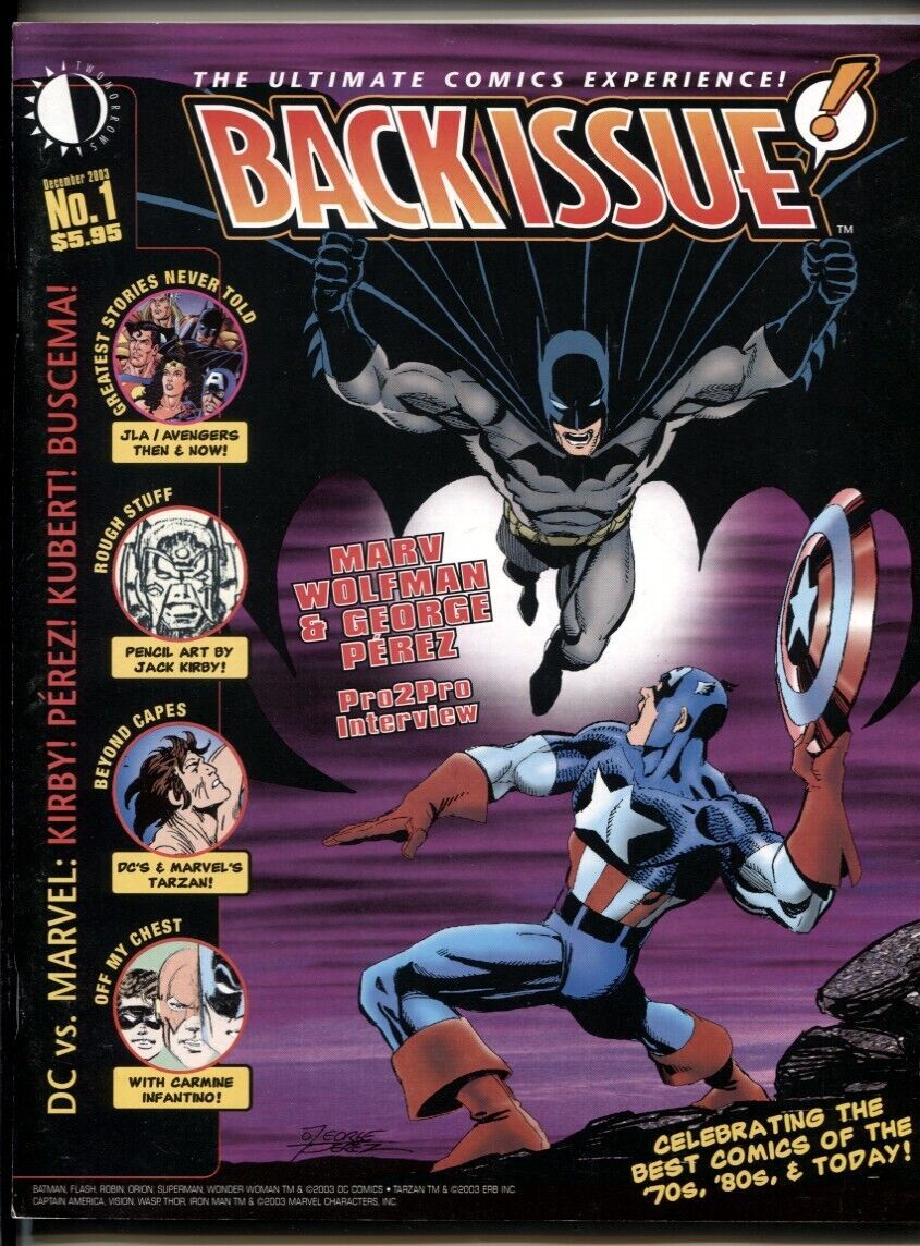 Back Issue! #1 2003- comic fanzine -Marv Wolfman, George Perez | Comic ...
