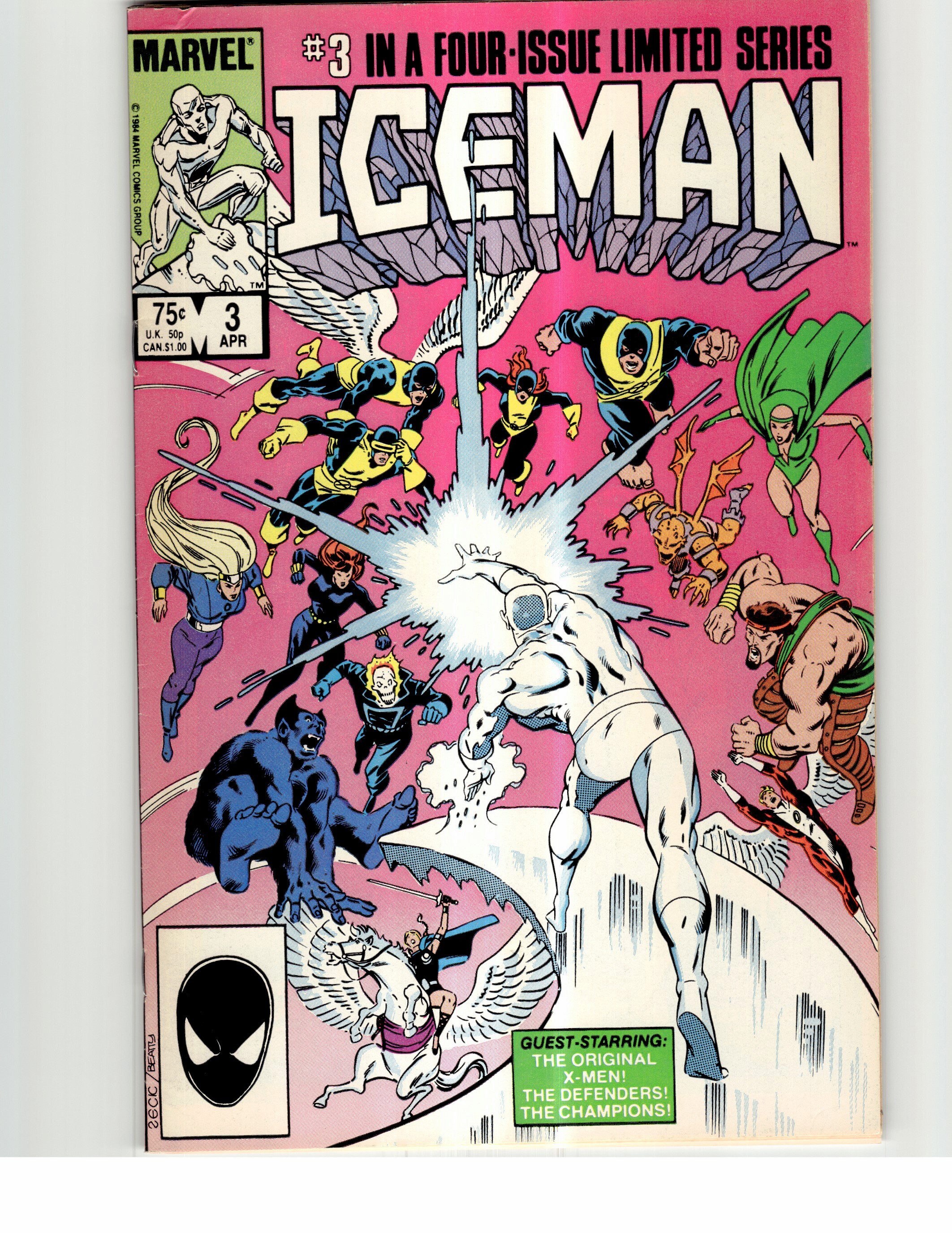 Iceman #3 (1985) Iceman | Comic Books - Copper Age, Marvel, Iceman ...