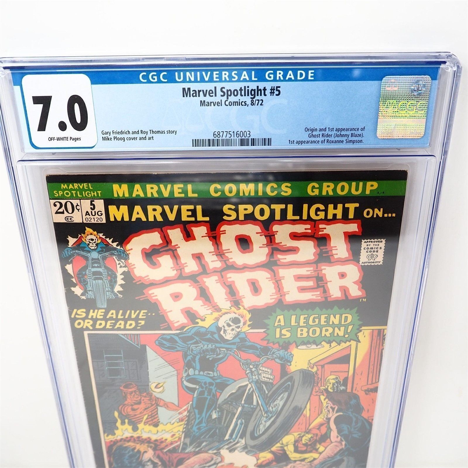 Marvel Spotlight #5 (1972) 1st Appearance of Ghost Rider! CGC 7.0 ...