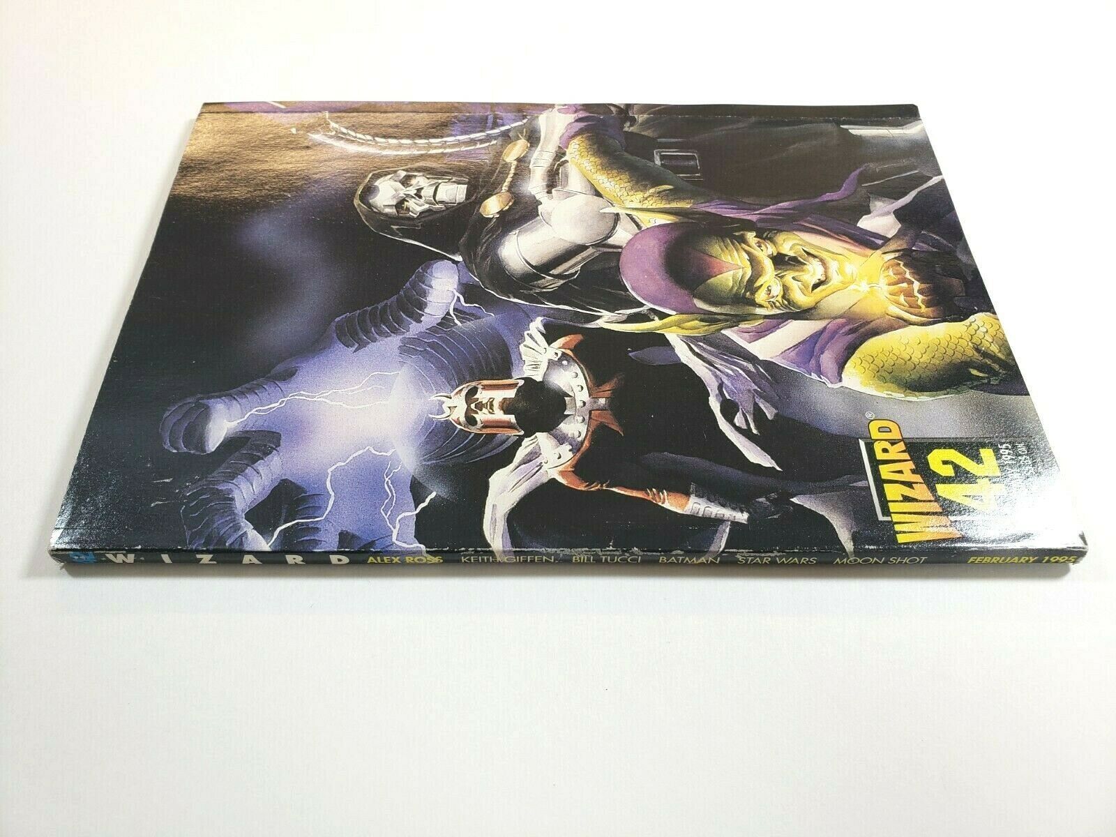 WIZARD #42 Comic Magazine Alex Ross Villains Painted Gatefold Cover Art ...