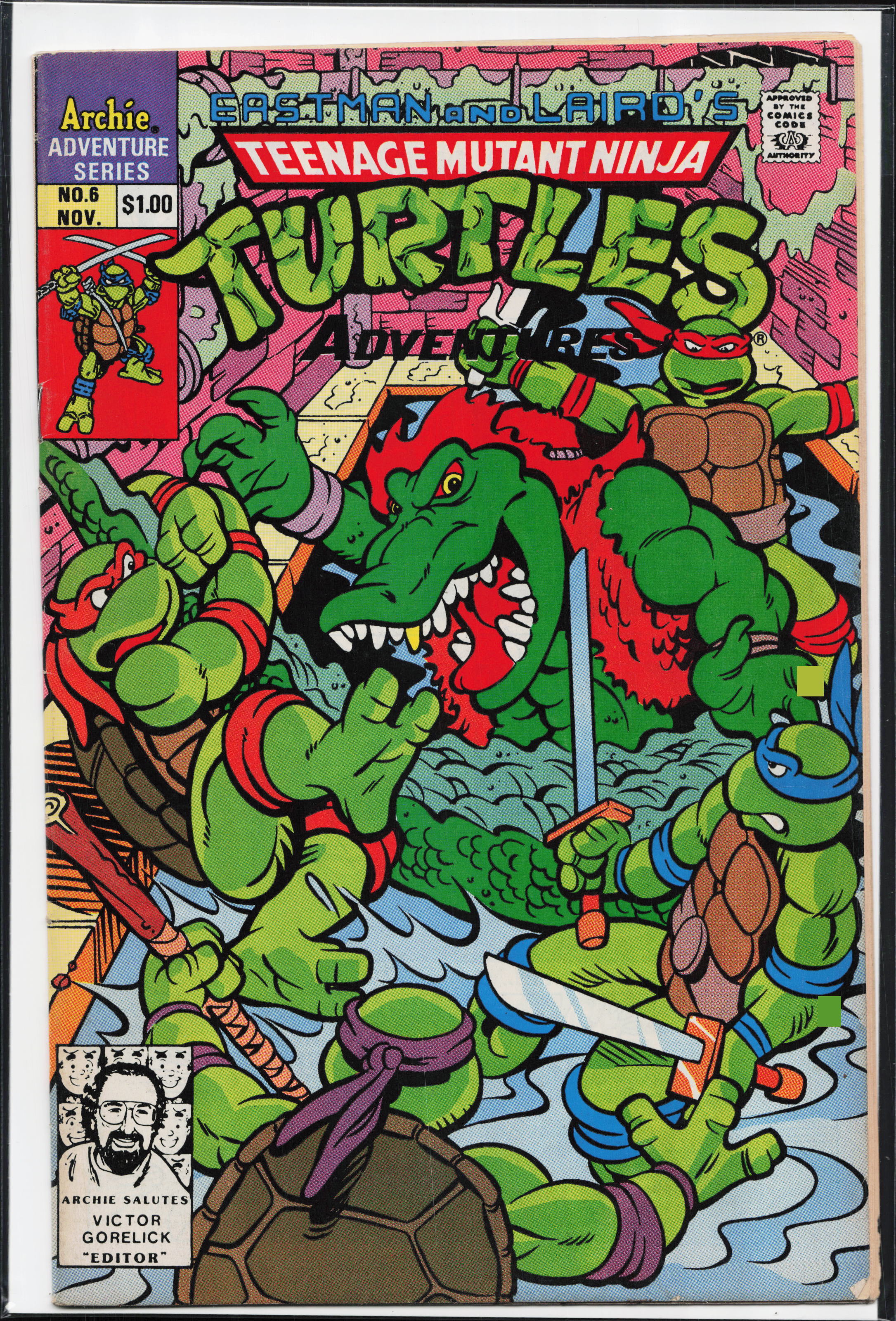 Teenage Mutant Ninja Turtles Adventures #6 (1989) Teenage Mutant Ninja ...