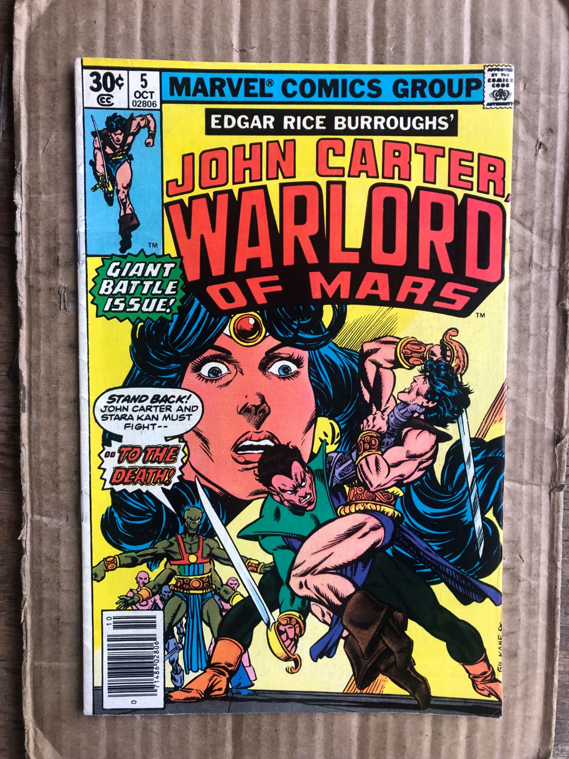 John Carter Warlord of Mars #5 (1977) | Comic Books - Bronze Age ...