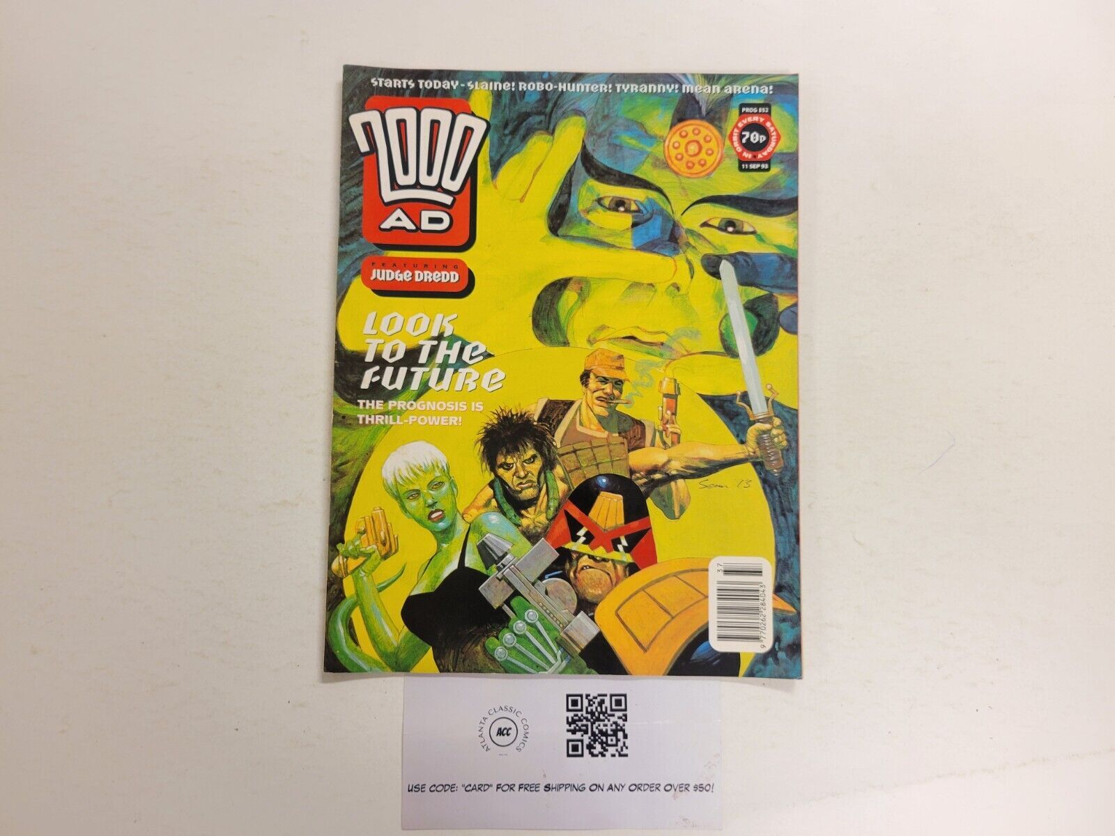 2000 AD Featuring Judge Dredd # Prog 852 VF Fleetway Editions 4 TJ24 ...