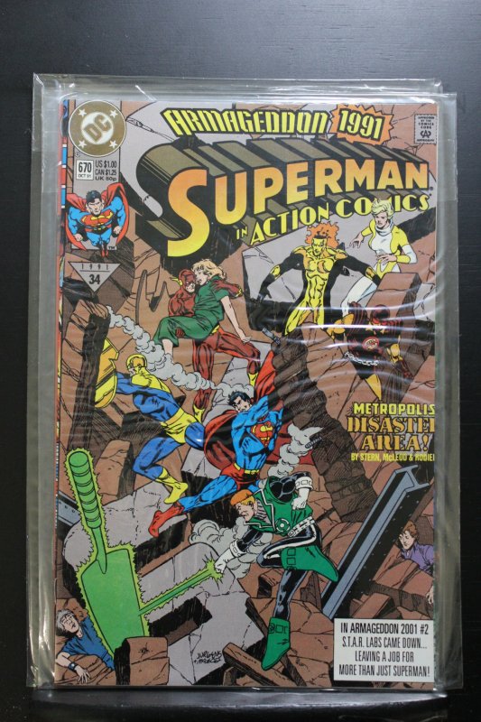 Action Comics #670 Direct Edition (1991) | Comic Books - Copper Age, DC ...