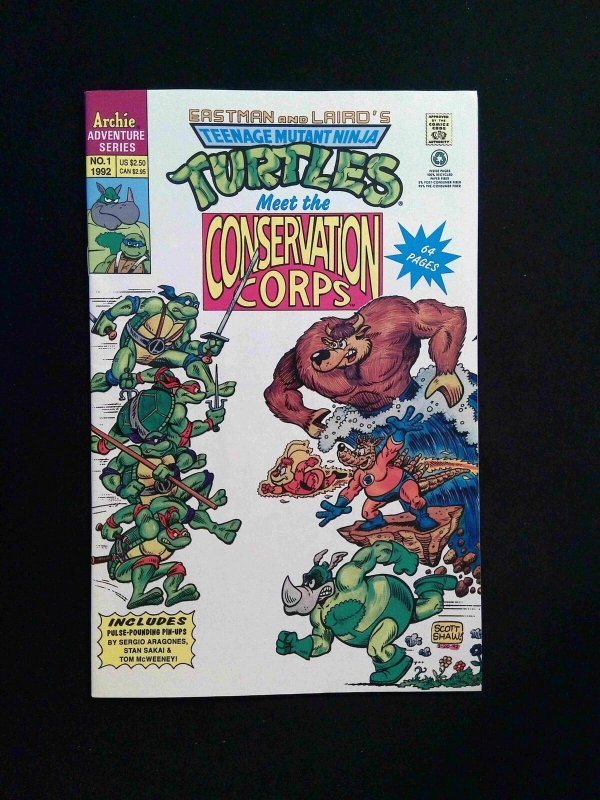 Teenage Mutant Ninja Turtles Meet The Conservation Corps #1 ARCHIE 1992 ...