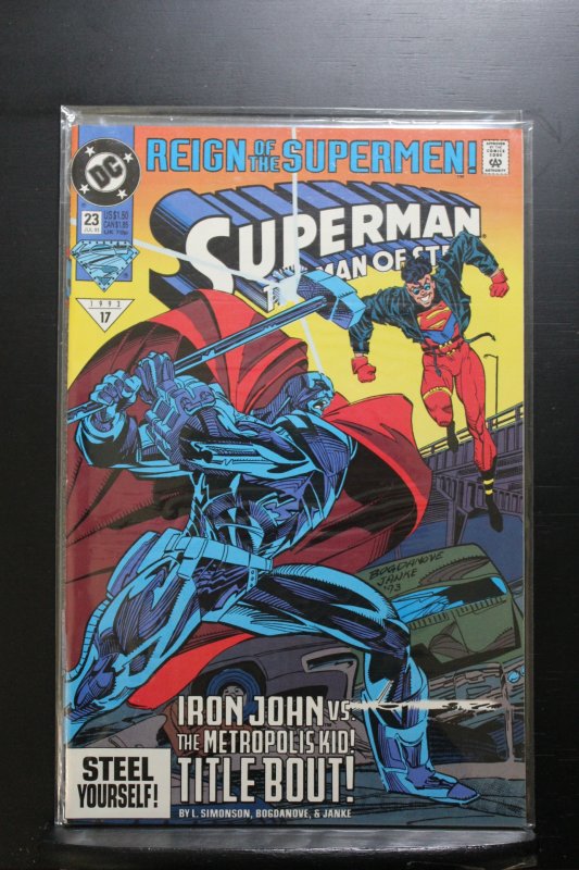 Superman: The Man of Steel #23 Direct Edition (1993) | Comic Books ...