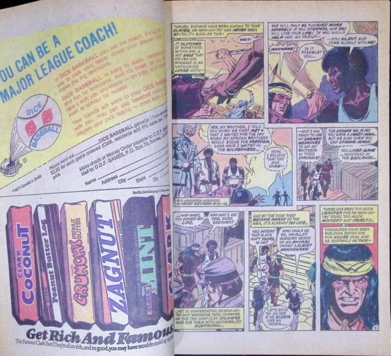 WEIRD WESTERN TALES Comic 47 — Scalphunter Dick Ayers Art — 1978 DC ...