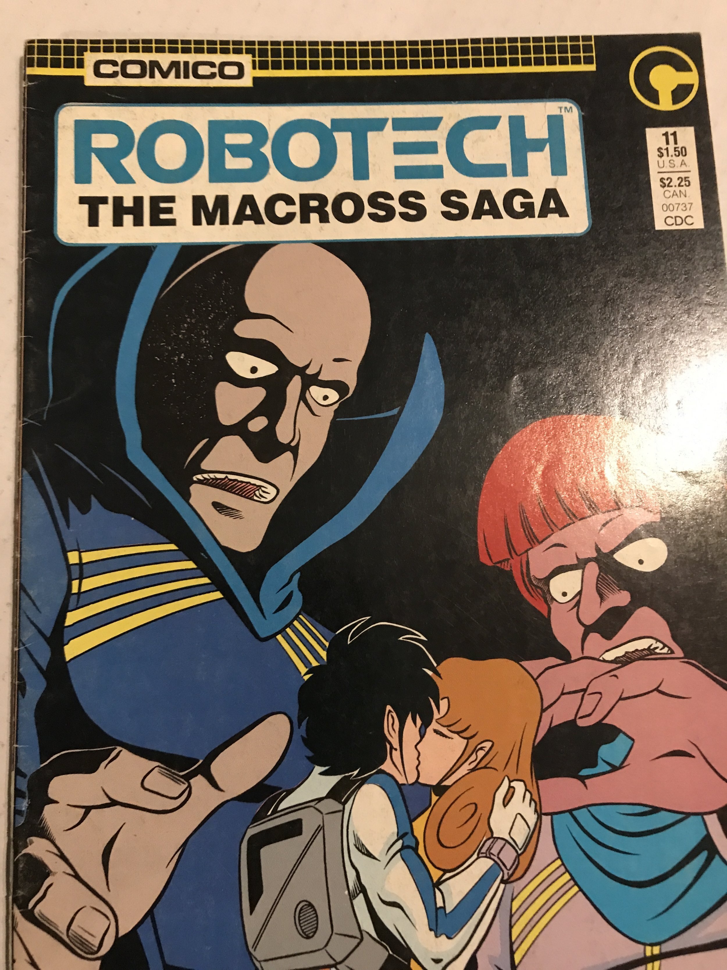 ROBOTECH : The Macross Saga #11 NEWSSTAND : Comico 5/86 FN; TV, manga ...