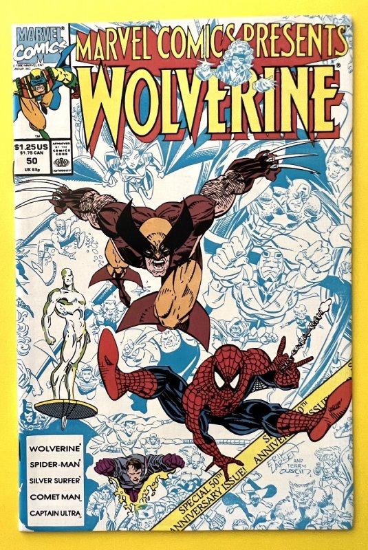 Marvel Comics Presents 50 Wrap-Around Cover (1990) B2 | Comic Books ...