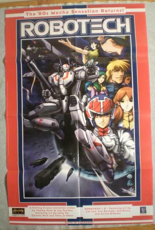 ROBOTECH Promo poster, 22" x 34", 2002, Unused, more in our store ...