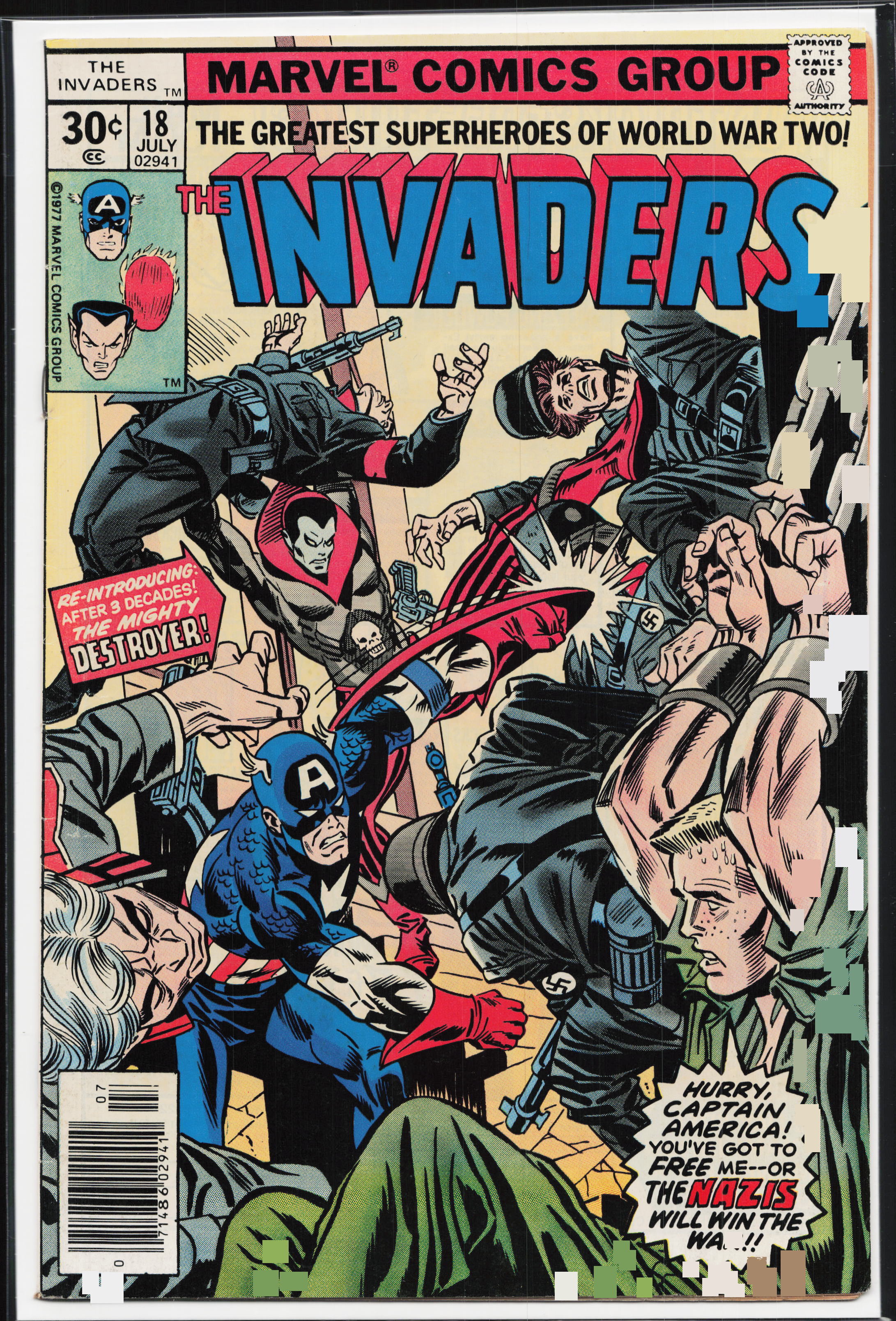 The Invaders #18 (1977) The Invaders | Comic Books - Bronze Age, Marvel ...