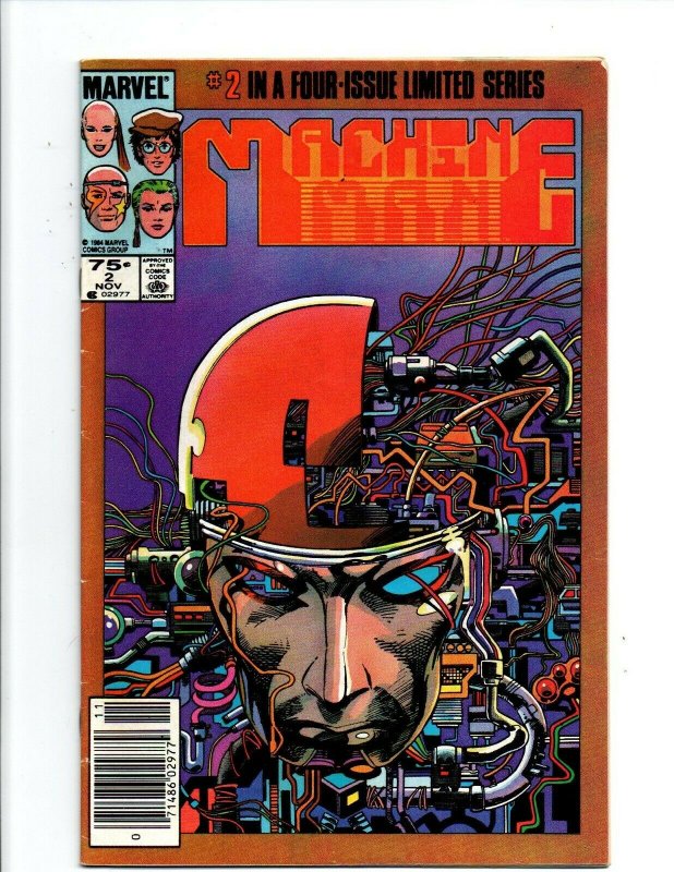 Machine Man #2 mini-series - 1st Arno Stark Iron Man 2020 - 1984 - Fine ...
