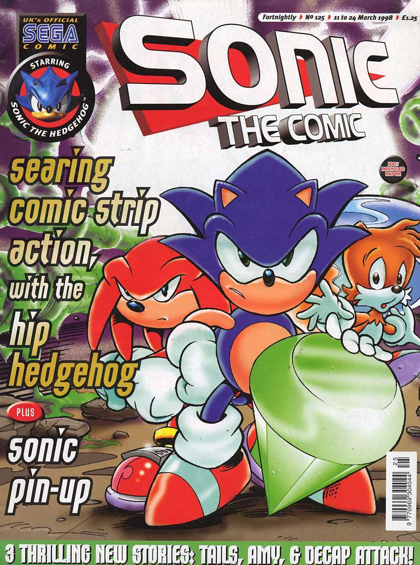Sonic the Comic #125 VF ; Fleetway Quality | Hedgehog | Comic ...