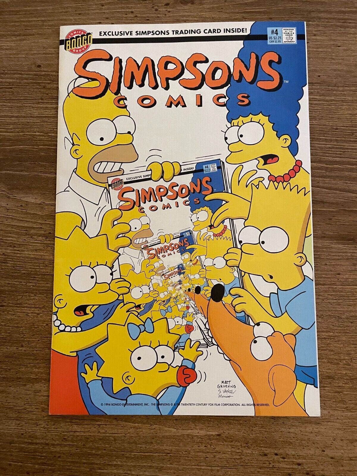 Simpsons Comics # 4 NM Bongo Comics Comic Book Homer Lisa Bart Marge ...