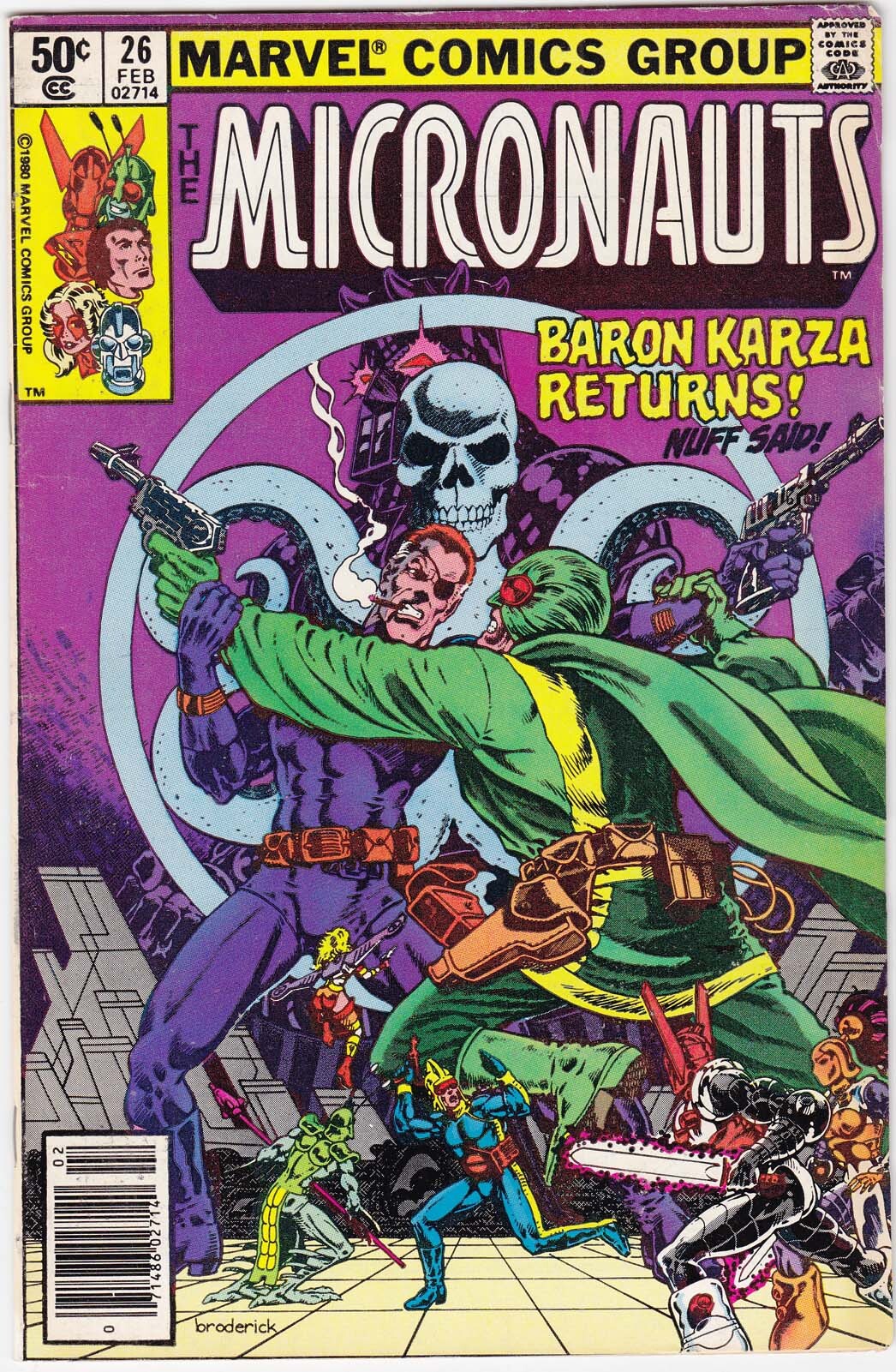 Micronauts (Vol. 1) #26 (Newsstand) VG ; Marvel | low grade comic Bill ...