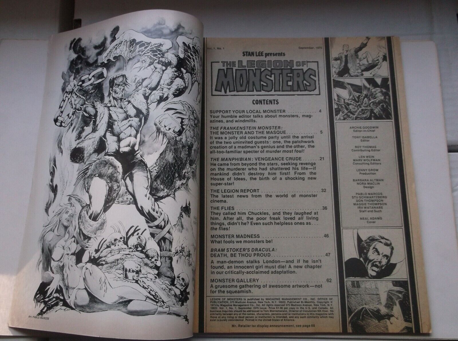 Marvel/Curtis: the Legion of Monsters #1, FEA.: Frankenstein/Dracula ...