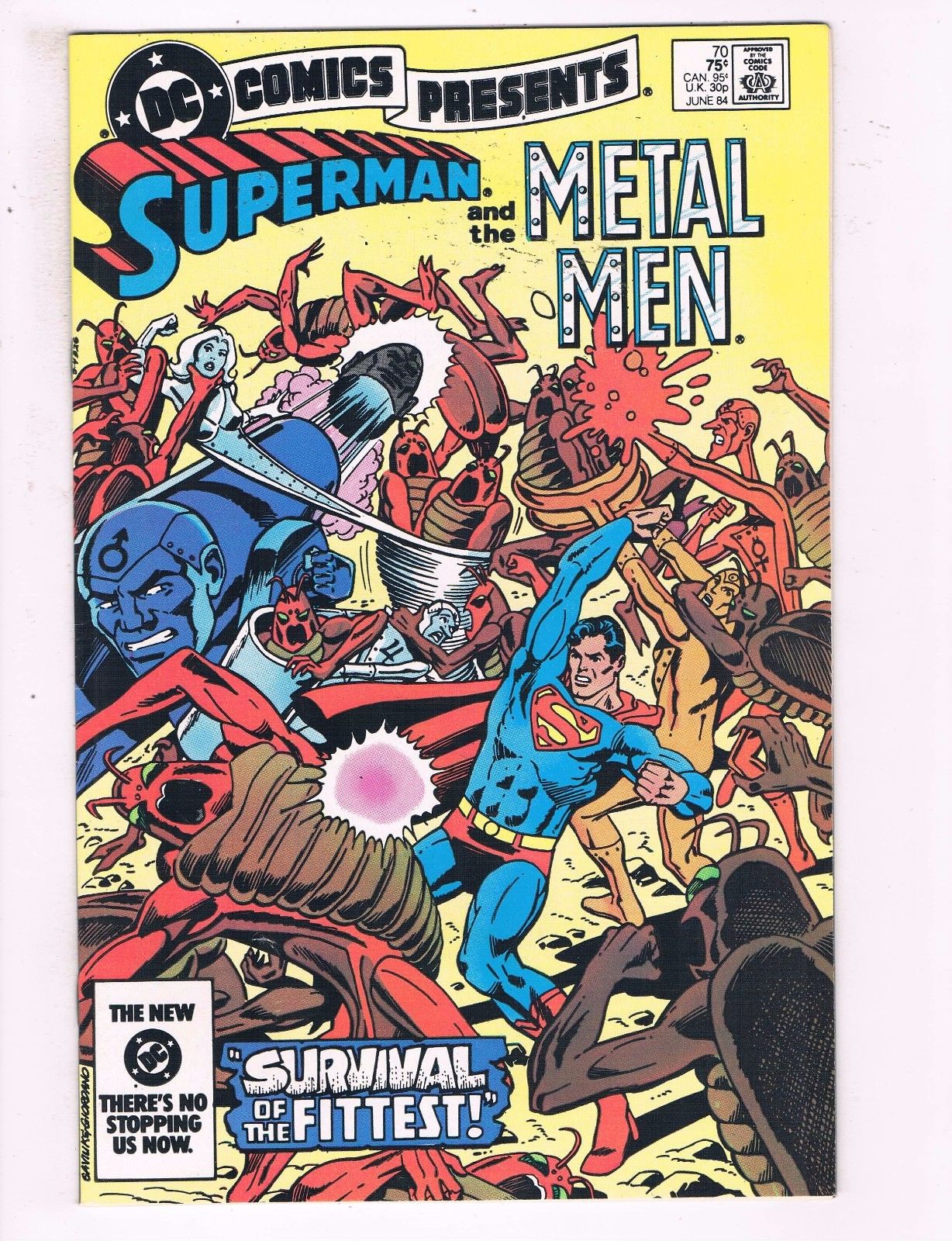 DC Comics Presents Superman & The Metal Men #70 VF DC Comics Comic Book ...