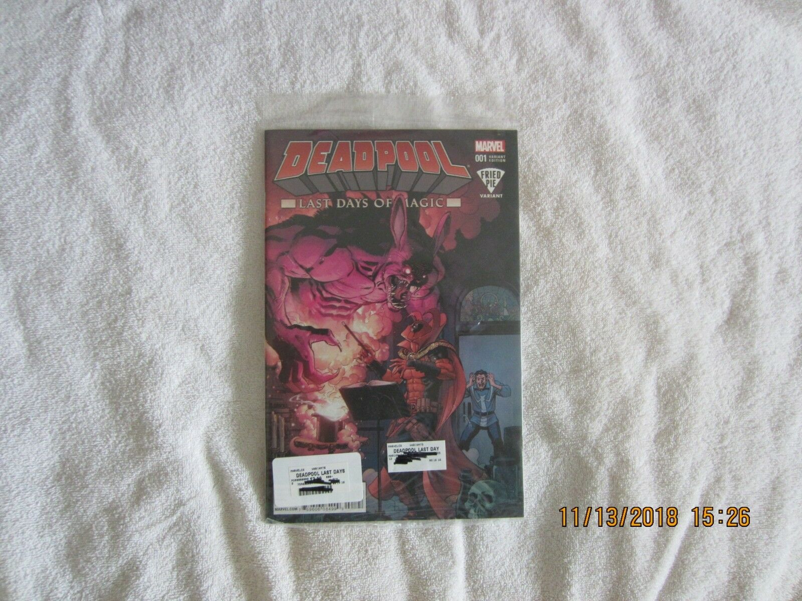 Deadpool Last Days of Magic 1 Rare Reilly Brown Fried PIE Color Variant ...