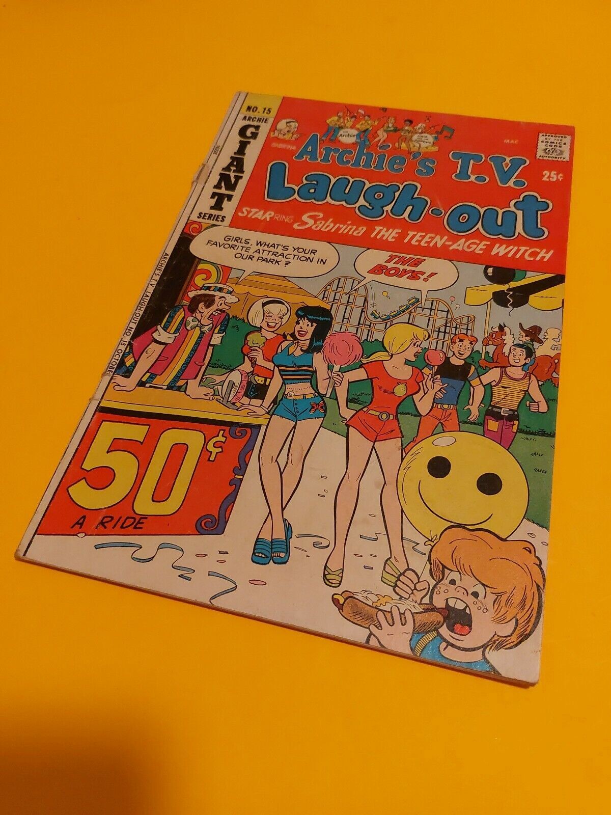 1972 ARCHIE'S TV LAUGH-OUT 15 GIANT Good Sabrina Dilton appearance ...