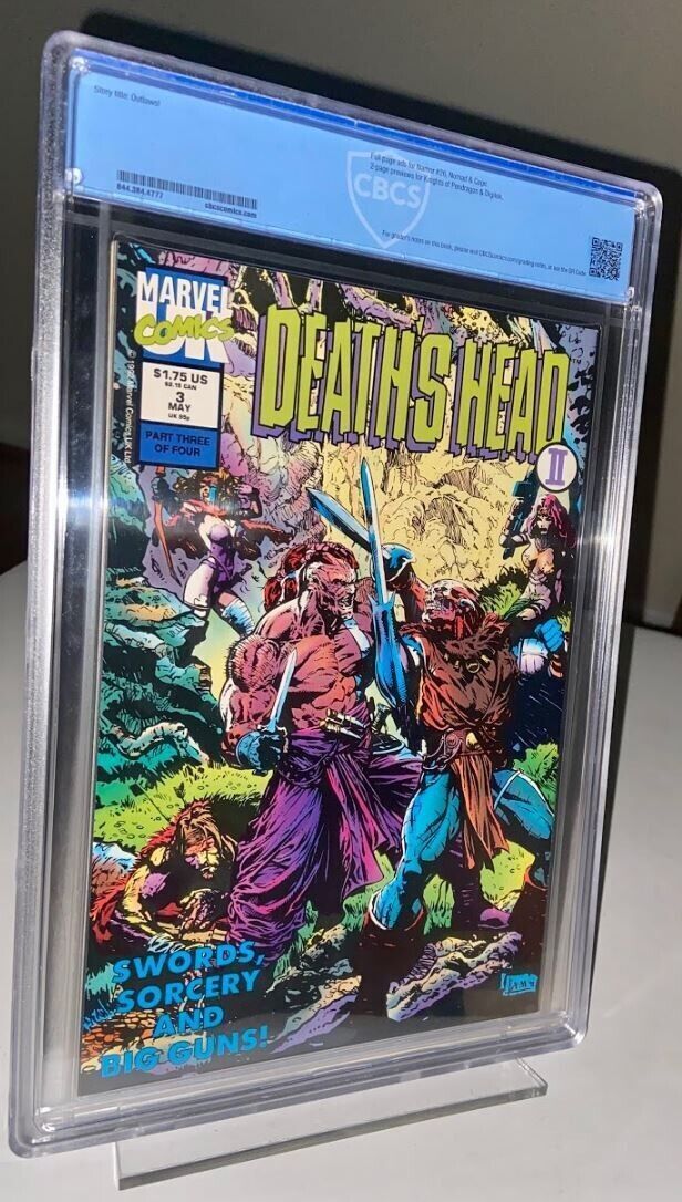Death's Head II #3 - 1st appearance of Tuck! CBCS 9.8 - Brand New Slab ...