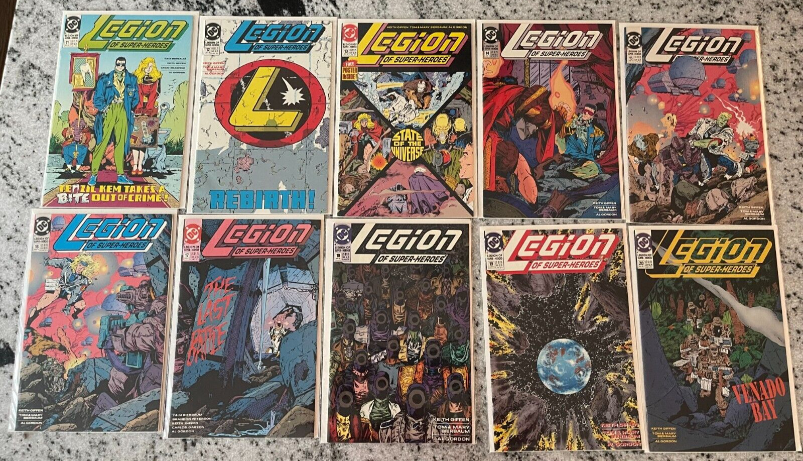 10 Legion Of Super-Heroes DC Comic Books # 11 12 13 14 15 16 17 18 19 ...