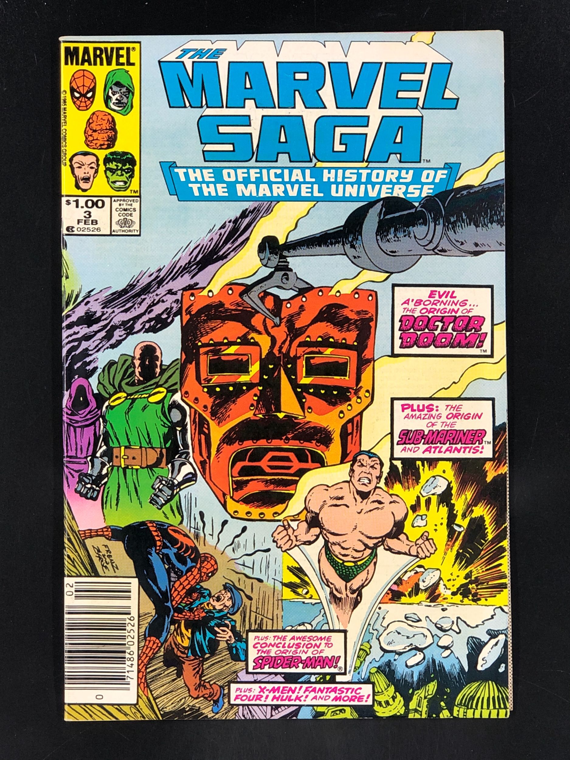 The Marvel Saga The Official History of the Marvel Universe #3 (1986 ...