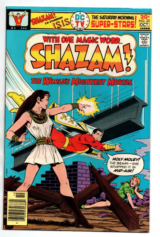 Shazam #25 newsstand - 1st DC appearance Isis - KEY - Captain Marvel ...